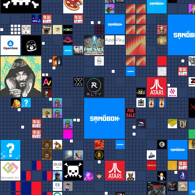The Sandbox 元宇宙地图